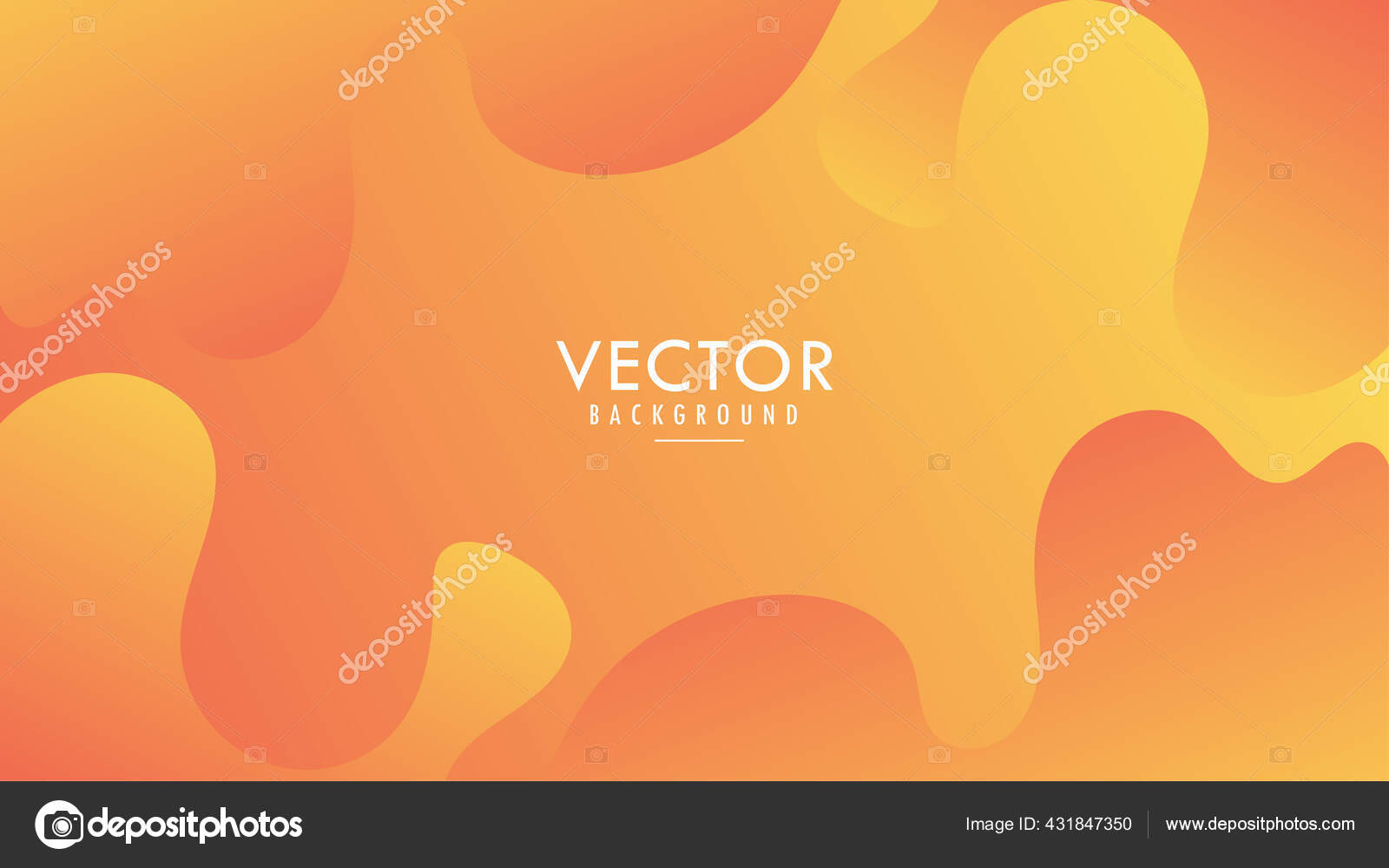 Orange Gradient Background Wallpaper Cover Header Landing Advertising ...