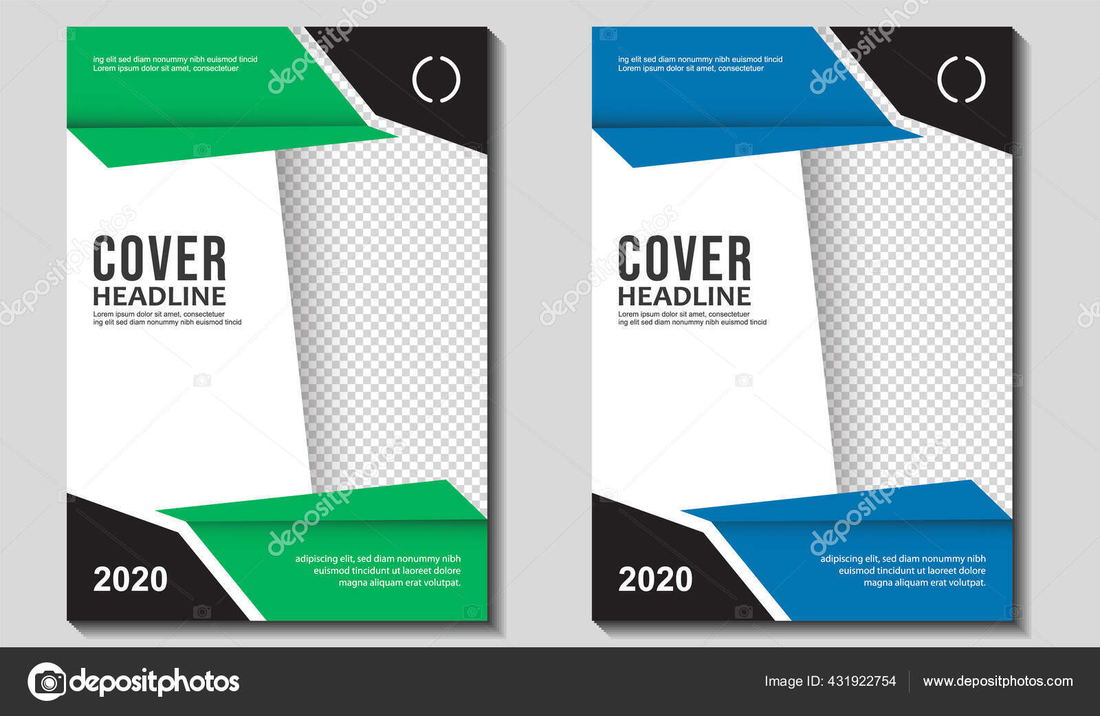 Cover Brochure Book Flyer Folder Document Template Mockup Design ...
