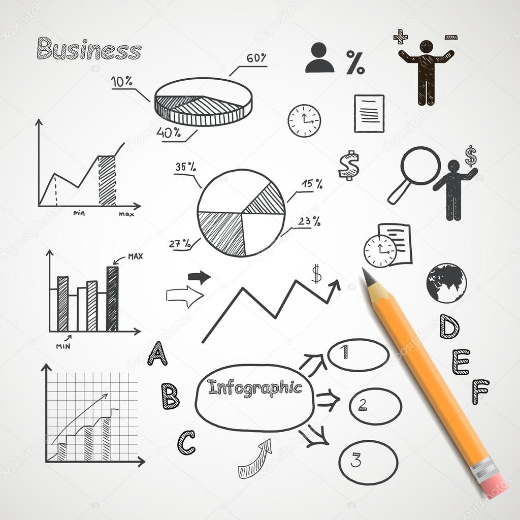 Draw Infographics Illustrator