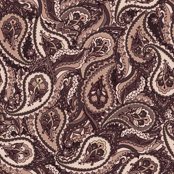 Brown paisley wallpaper Vector Art Stock Images | Depositphotos