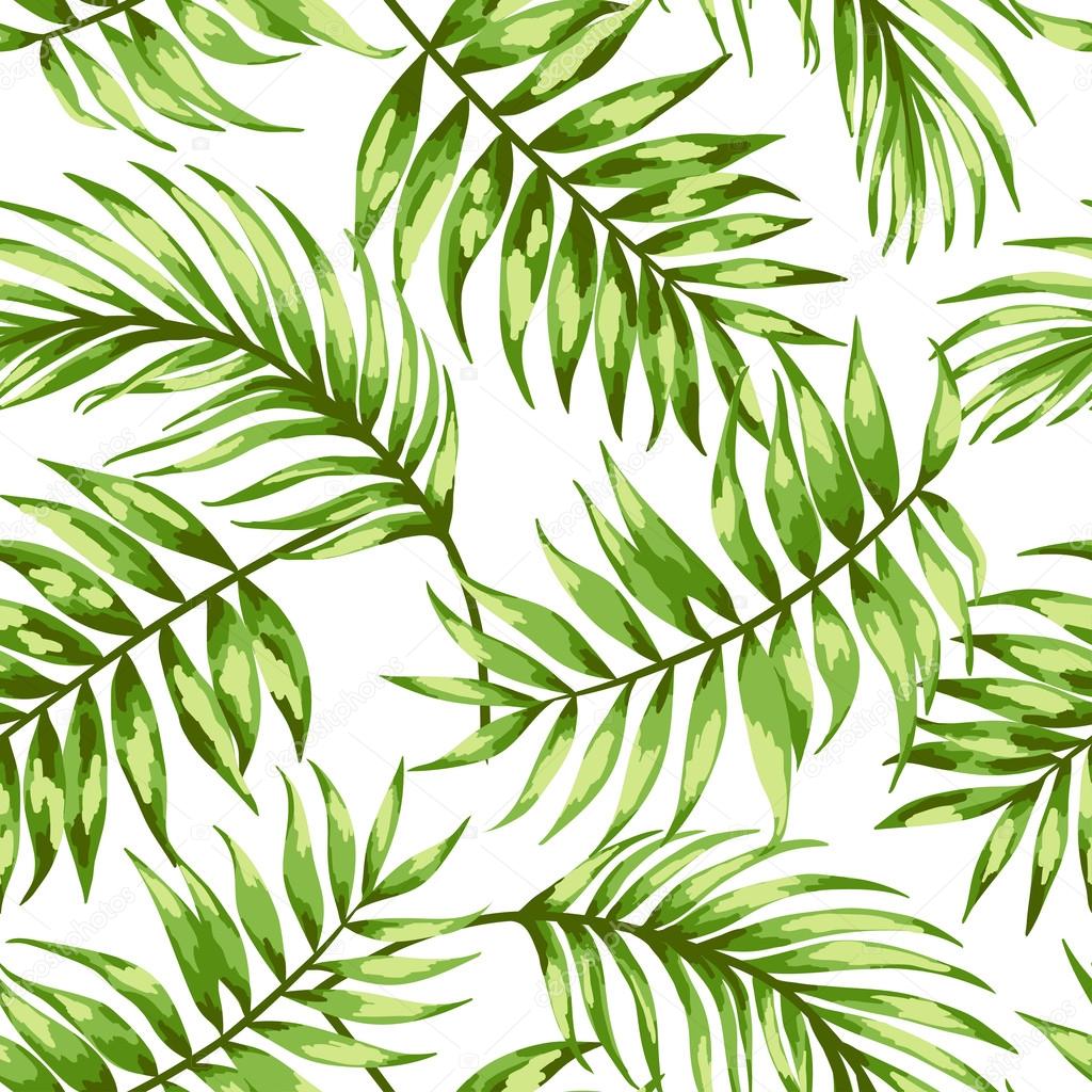 Tropical Leaves Pattern