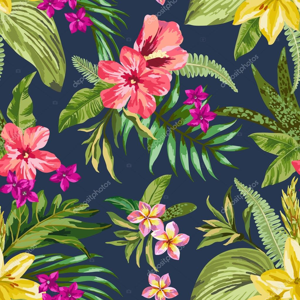 Seamless Exotic Pattern — Stock Vector © Lisla 73776399