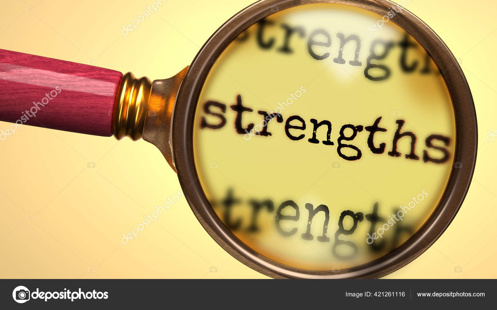 Examine Study Strengths Showed Magnify Glass Word Strengths Symbolize ... Examine Study Strengths Showed Magnify Glass Word Strengths Symbolize ...