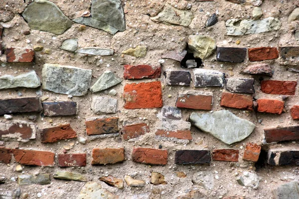 Crumbling Brick Building