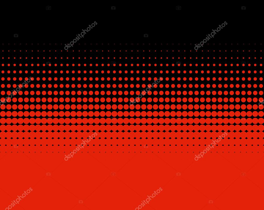 Overgang van zwart rode stippen — Stockfoto © keport #117811860