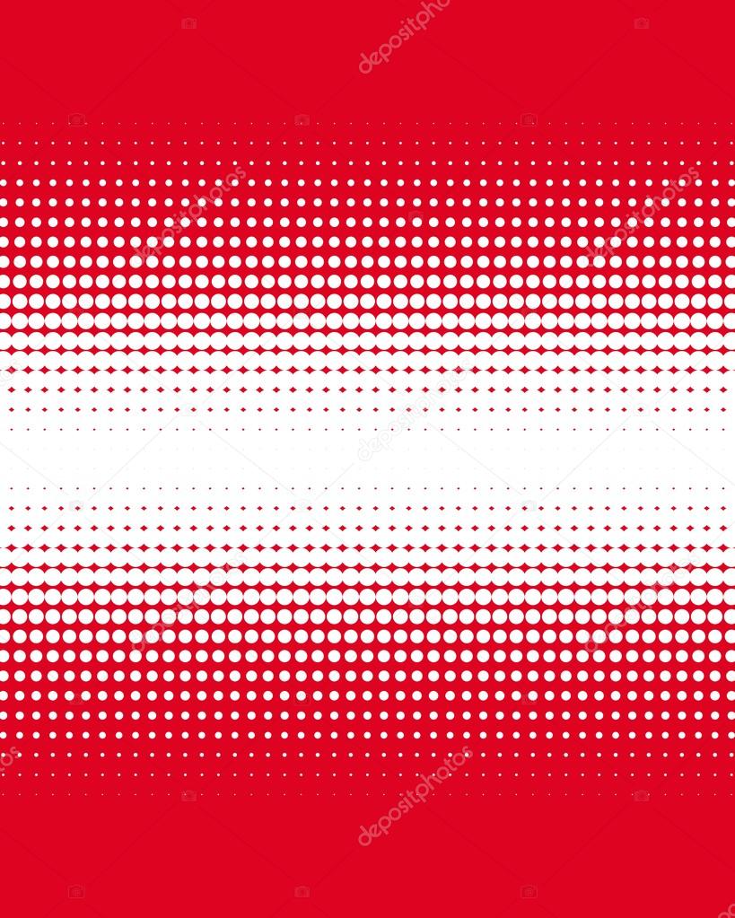 Gradiente de puntos rojos sobre blanco — Foto de stock © keport #77308938