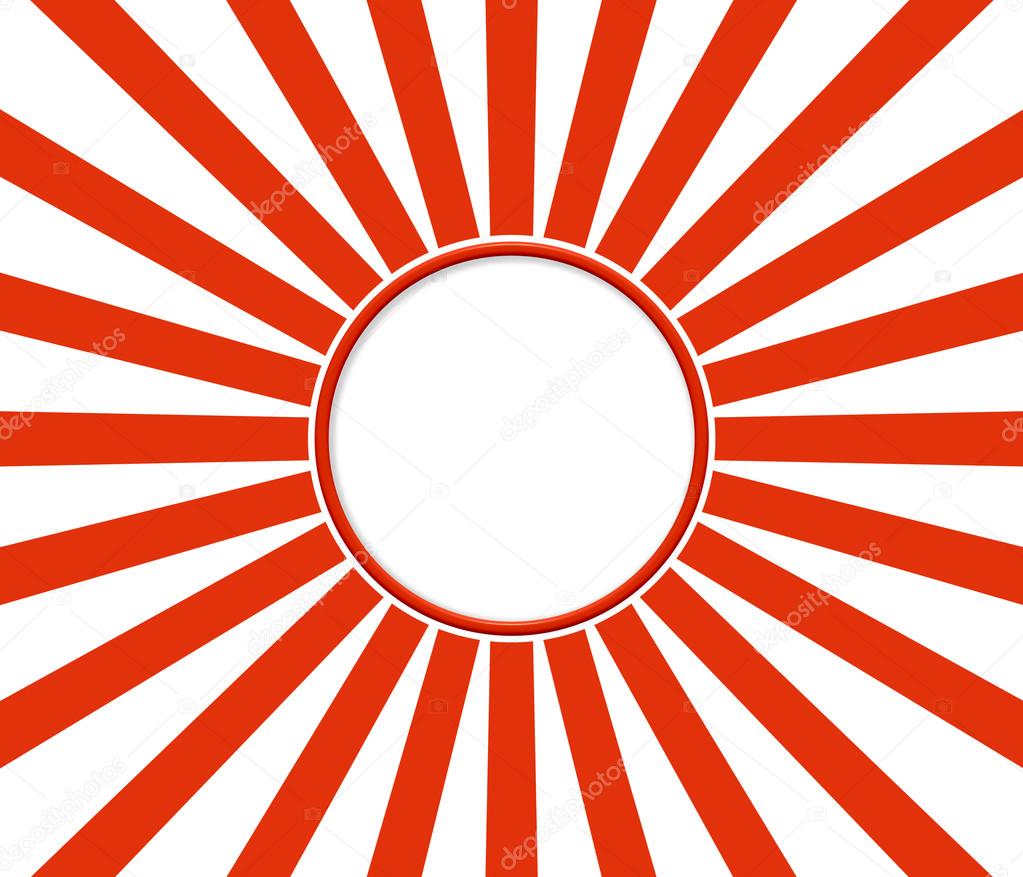 Red and white rays with copyspace — Stock Photo © keport #79349744
