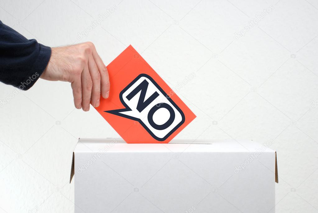 Election - I say No! Stock Photo by ©keport 80452818