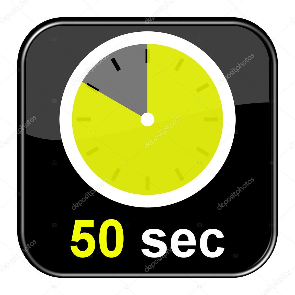 Stopwatch Button 50 seconds Stock Photo by ©keport 94615862