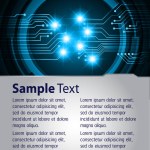 Technology theme background Stock Vector Image by ©archibald1221 #22991476