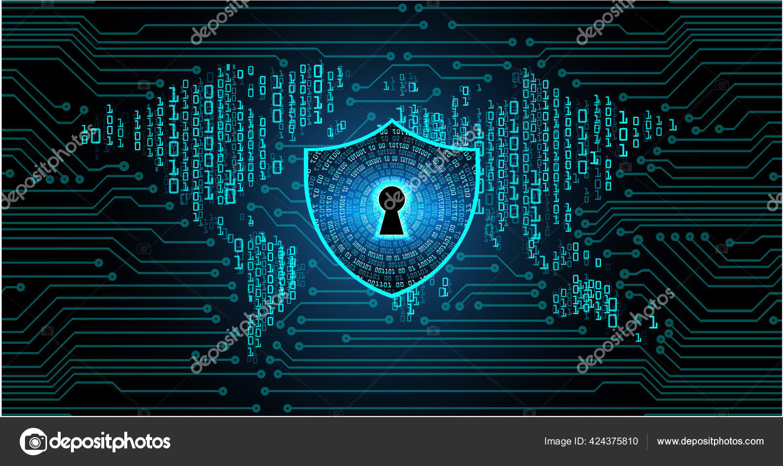 Circuit Board Binary Code Black Background Stock Vector by ©titima157 ... Circuit Board Binary Code Black Background Stock Vector by ©titima157 ...