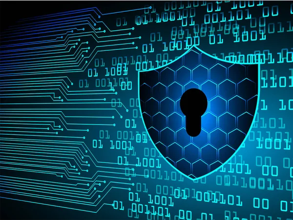 Cyber Security Concept Blue Background Stock Vector by ©titima157@gmail.com 424385100