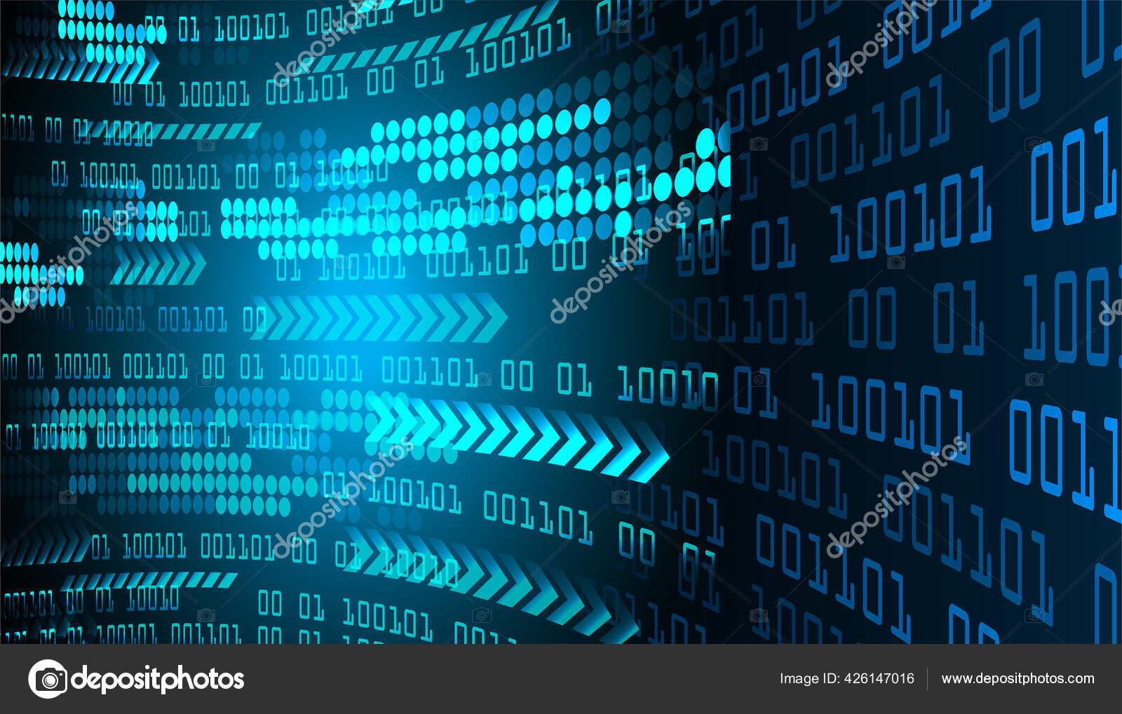 Blue Cyber Circuit Future Technology Concept Background Stock Vector Image by ©titima157@gmail ...
