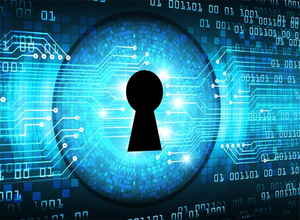 Background Vector Illustration Keyhole Digital Security Concept Stock Vector by ©titima157@gmail ...