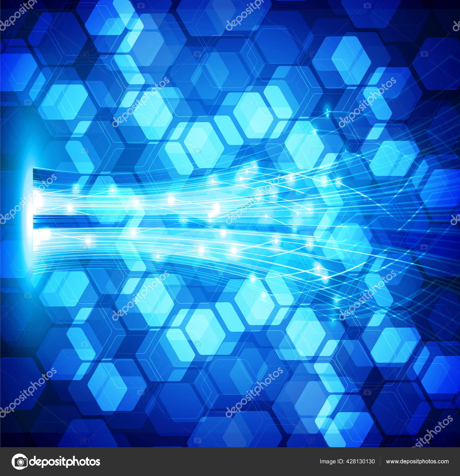 Abstract Blue Wallpaper Digital Background Stock Vector Image by ...