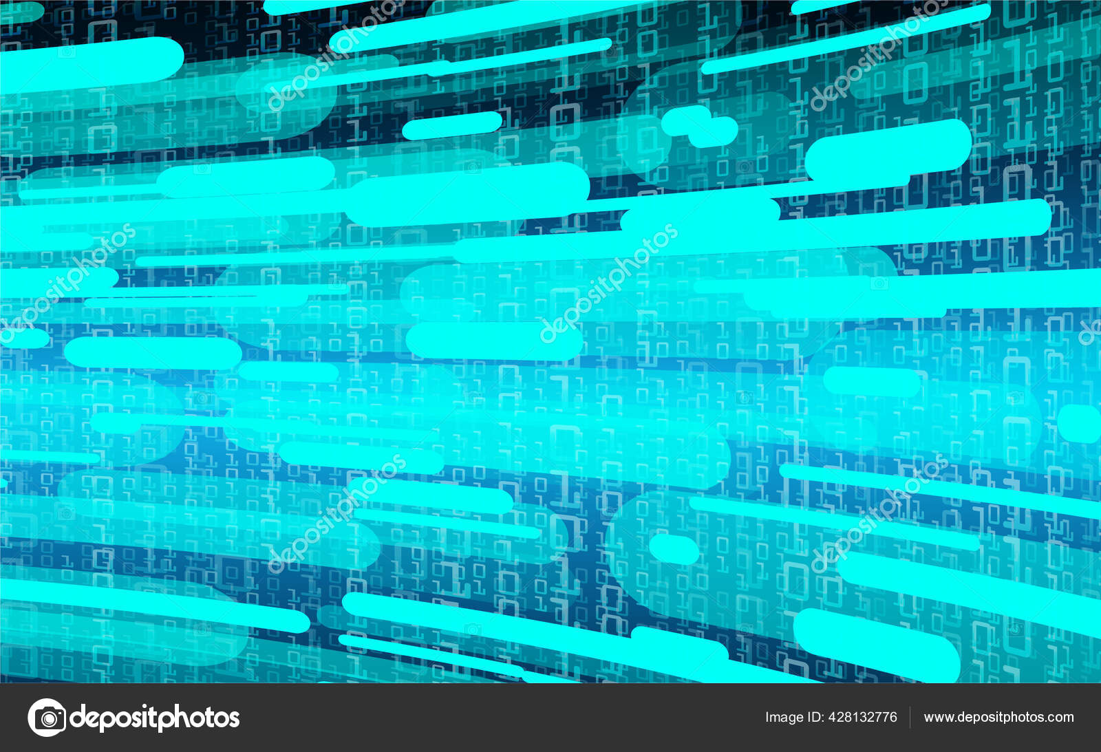 Fondo Pantalla Futurista Abstracto Fondo Digital Vector de stock ...