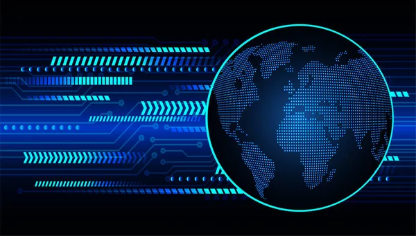 Digital Technology Background Binary Code Globe Stock Vector by ©titima157@gmail.com 428419326