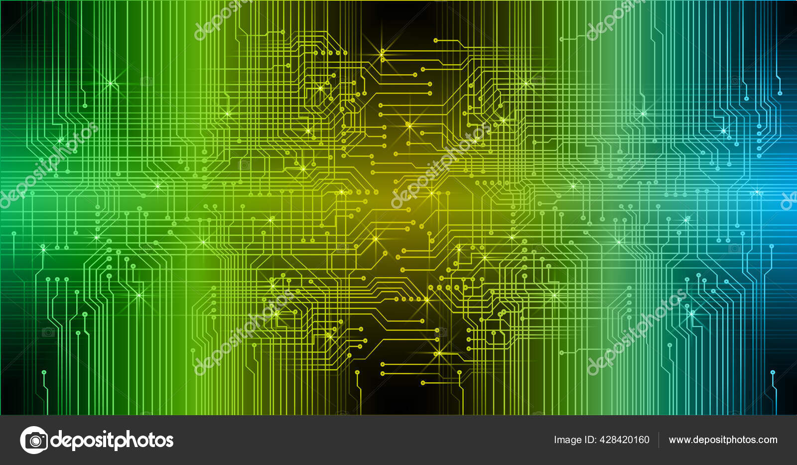 Fondo Pantalla Futurista Abstracto Fondo Digital Vector de stock ...