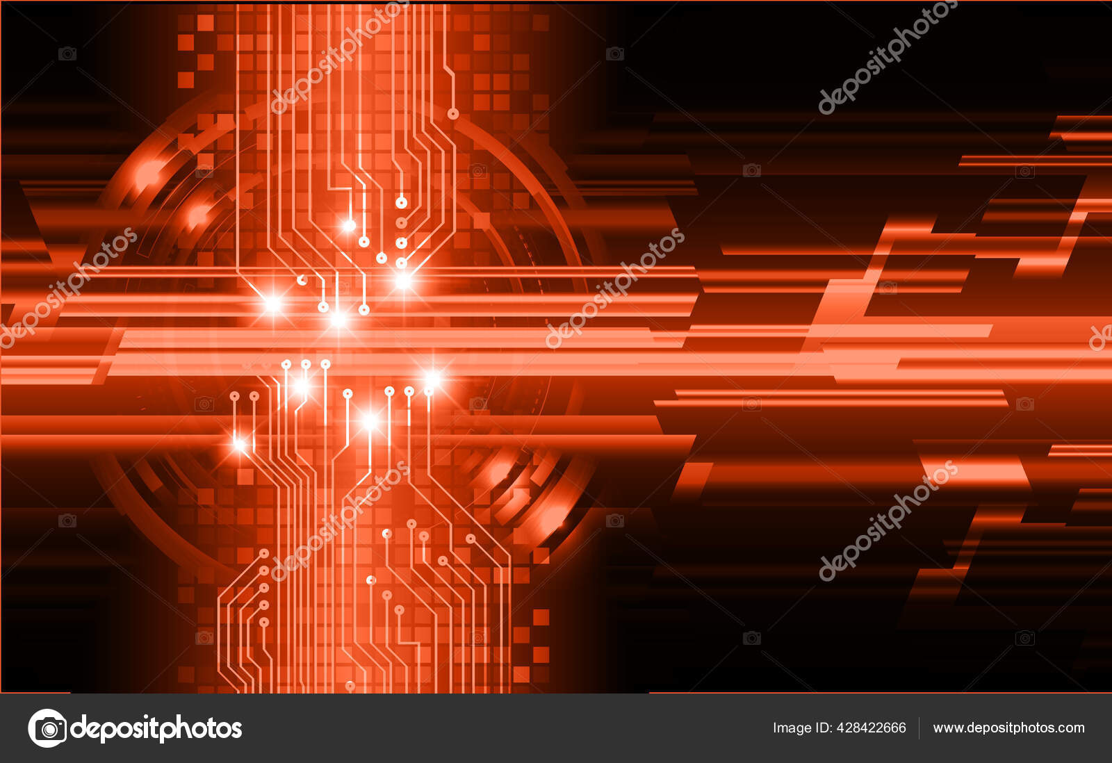 Fondo Pantalla Futurista Abstracto Fondo Digital Vector de stock ...