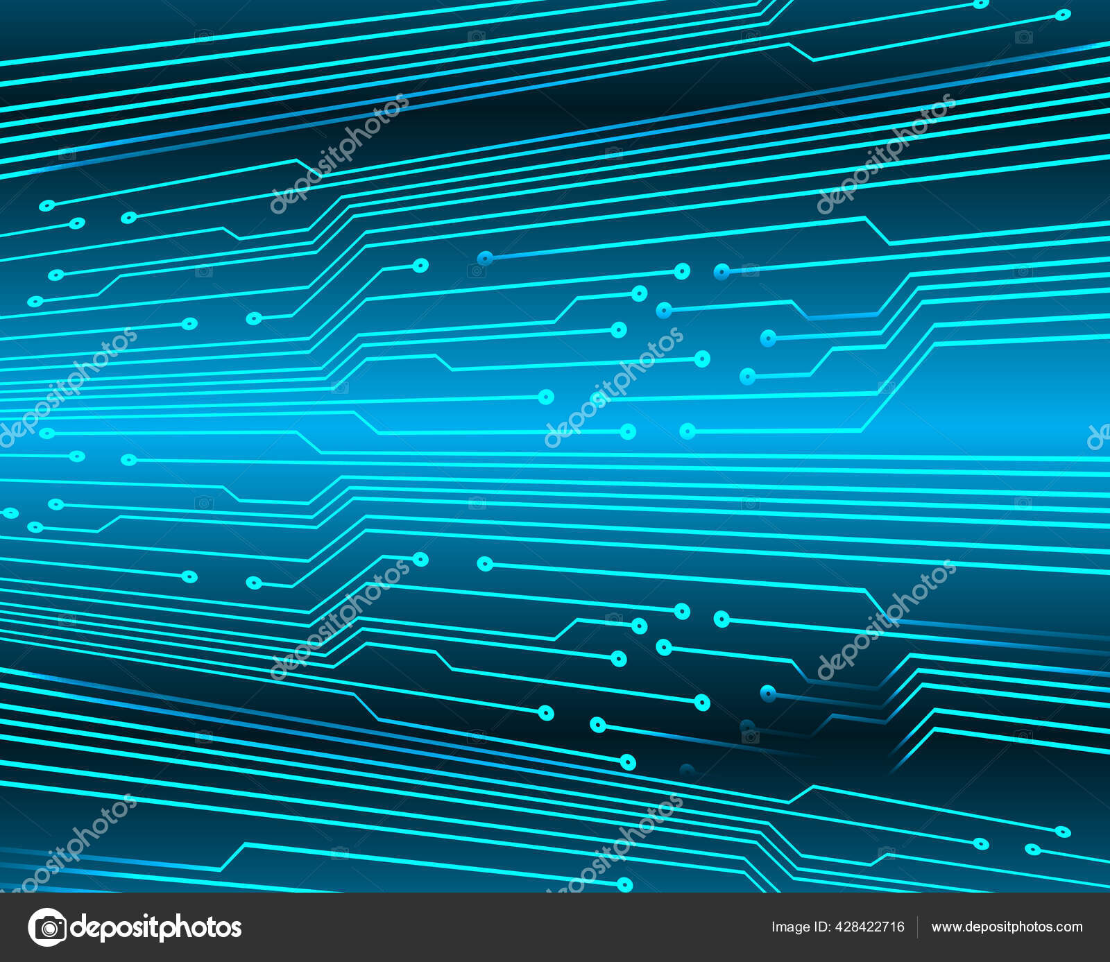 Fondo Pantalla Azul Abstracto Fondo Digital Vector de stock #428422716 ...