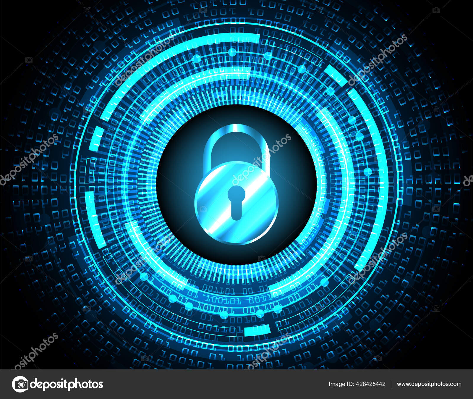 Background Vector Illustration Locker Digital Security Concept Stock Vector Image by ©titima157 ...