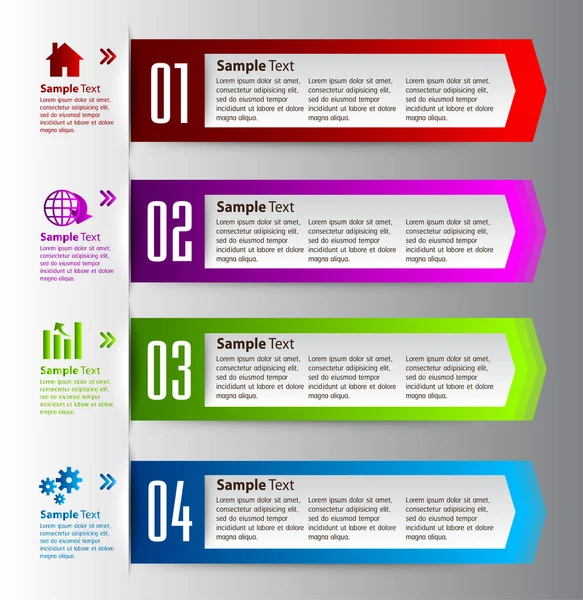 Modern Text Box Templates Banner Infographics Stock Vector Image by ...