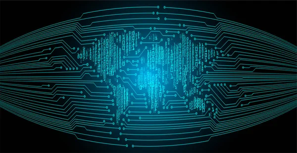 World Map Code Dark Background Stock Vector by ©titima157@gmail.com ...