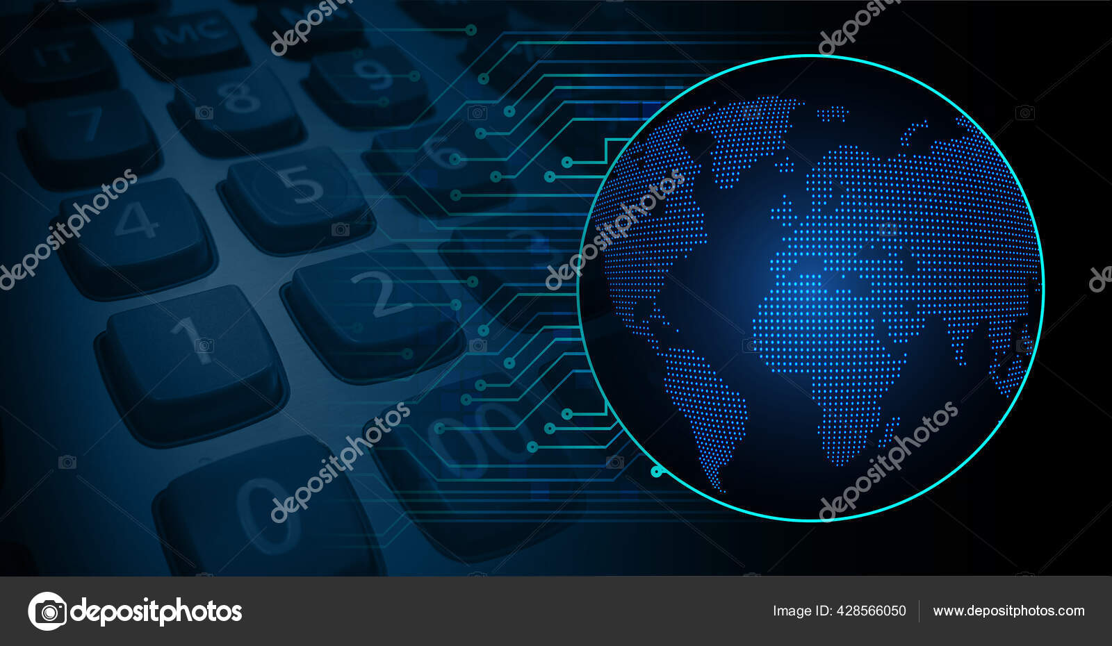 Abstract Blue Background Binary Code Stock Photo by ©titima157@gmail.com 428566050