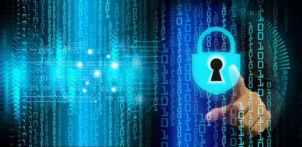 Futuristic Background Locker Digital Security Concept Stock Photo by ...