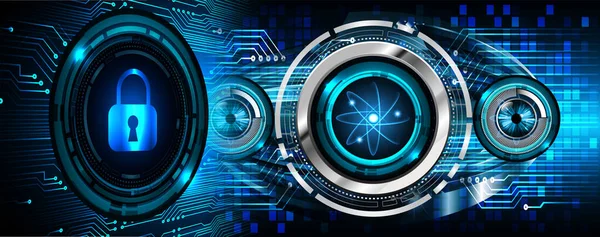 Futuristic Background Locker Digital Security Concept Stock Photo by ...