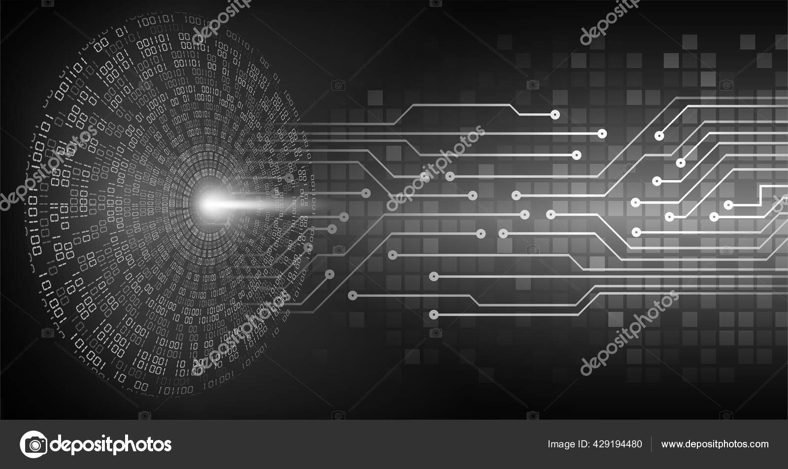 Fondo Pantalla Futurista Abstracto Fondo Digital Vector de stock ...