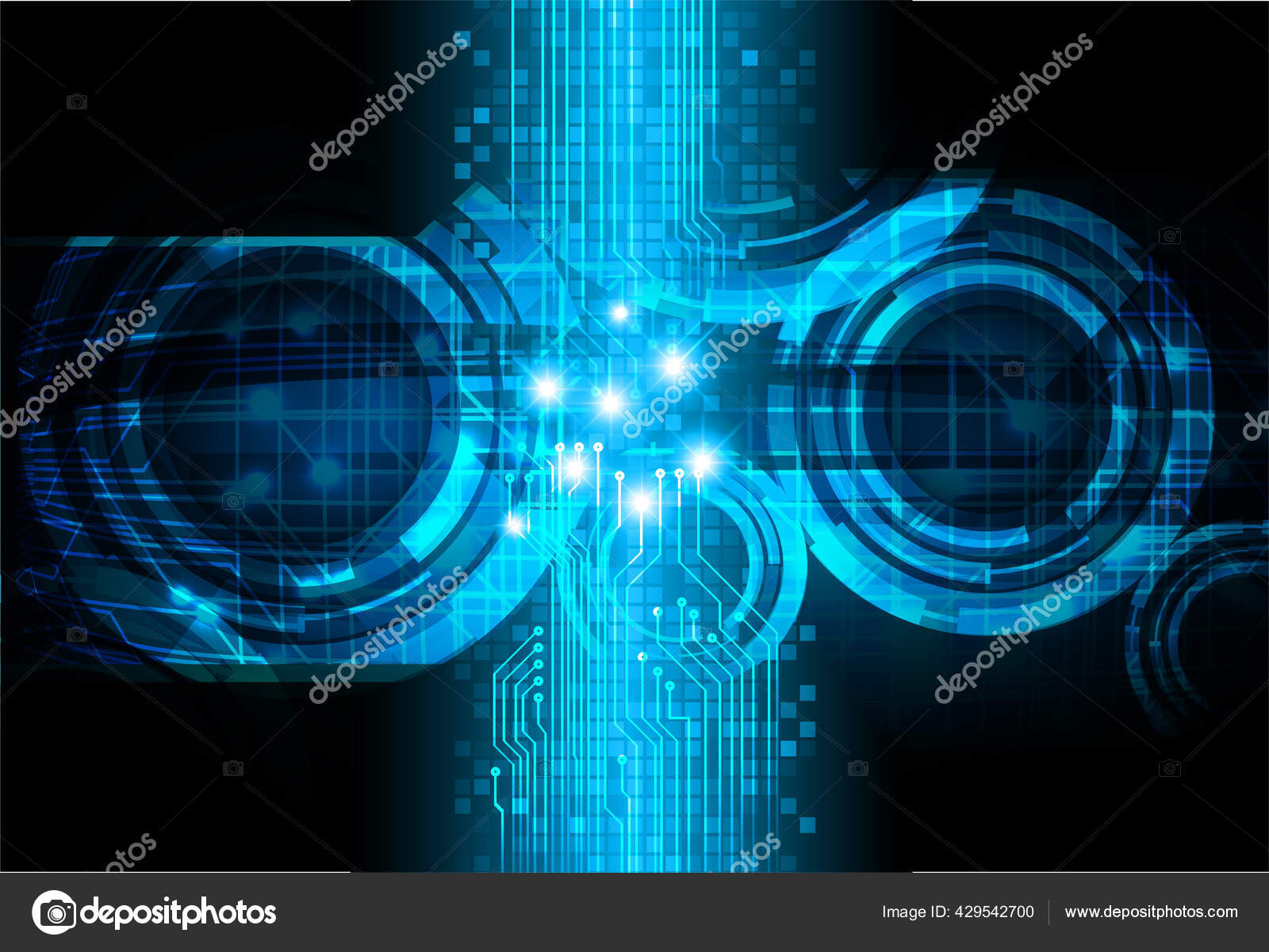 Abstract Futuristic Wallpaper Digital Background Stock Vector Image by ...