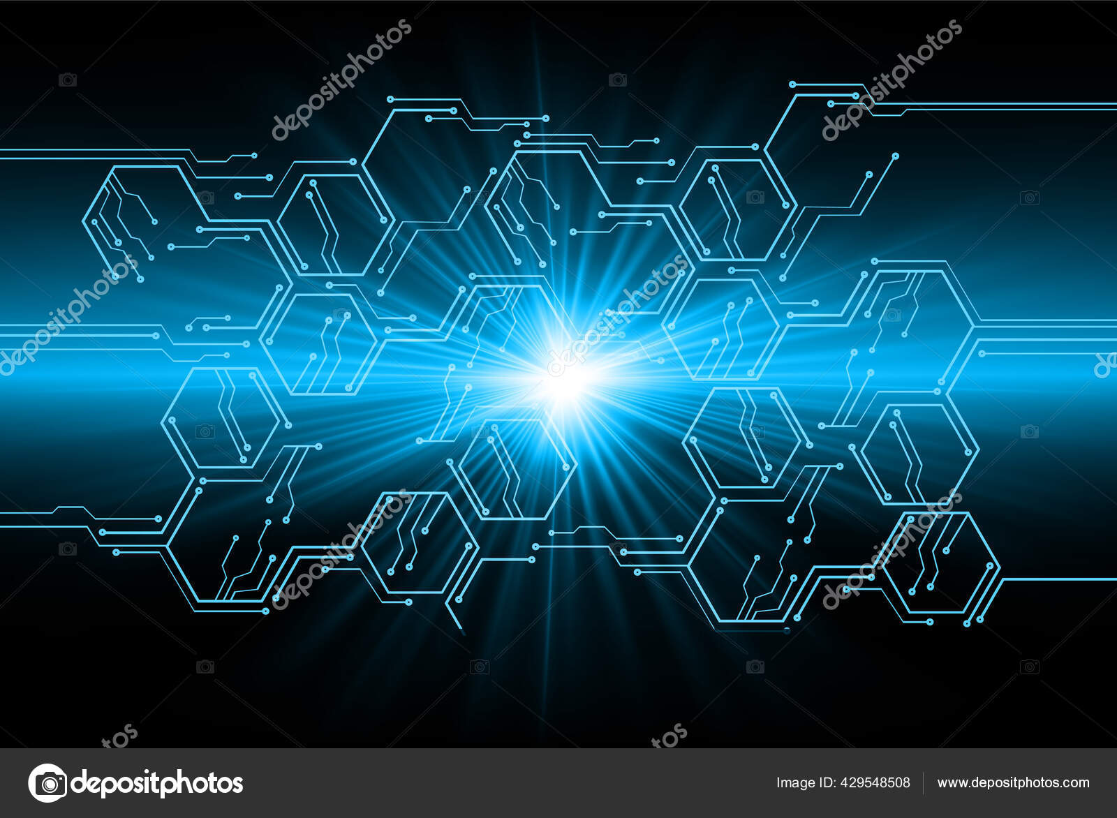 Fondo Pantalla Futurista Abstracto Fondo Digital Vector de stock ...