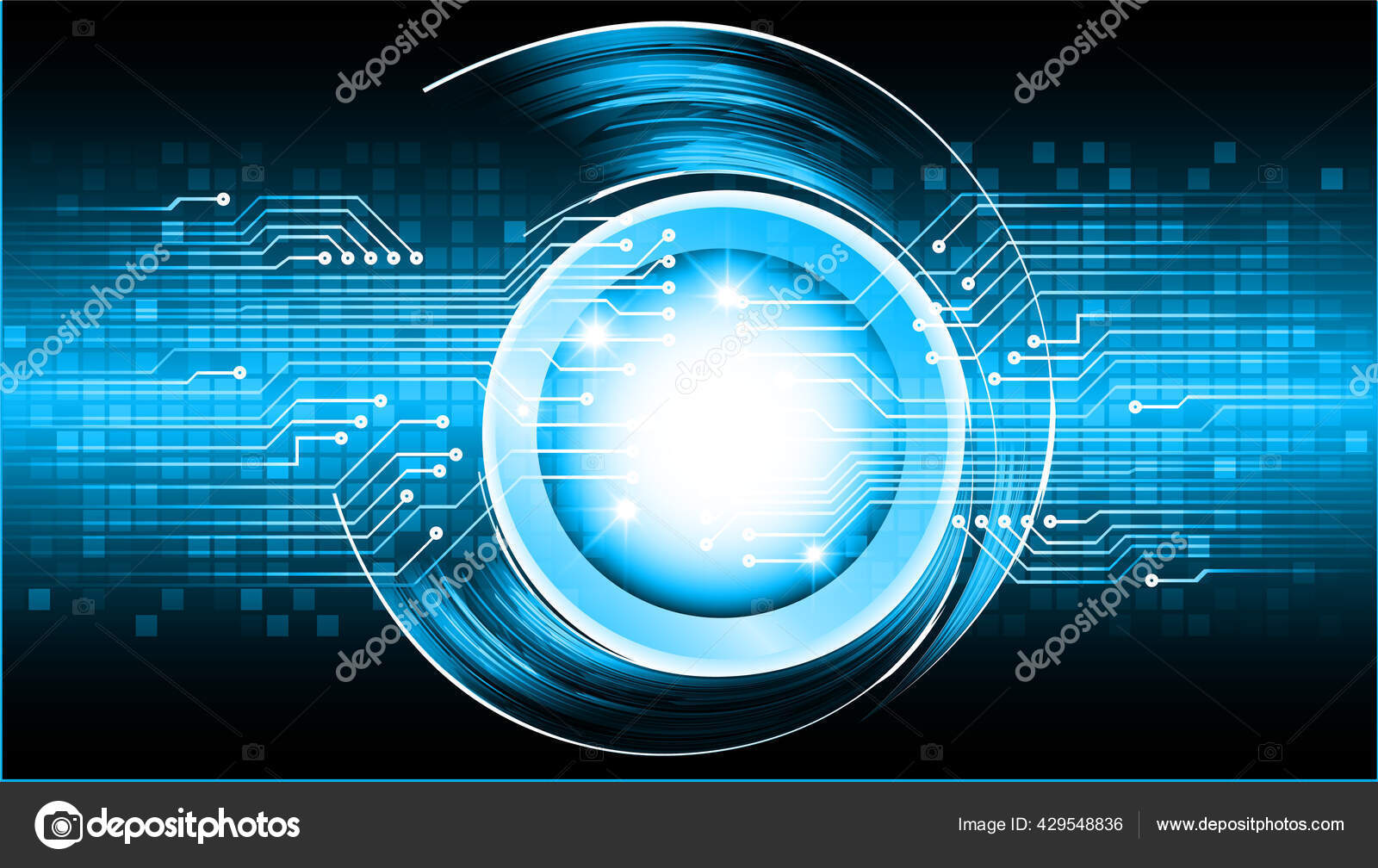Cyber Circuit Future Technology Concept Stock Vector by ©titima157 ...
