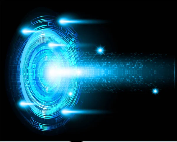 Cyber Circuit Future Technology Concept Background Stock Vector by ...