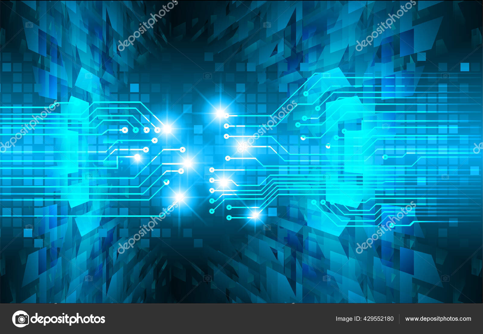 Fondo Pantalla Futurista Abstracto Fondo Digital Vector de stock ...