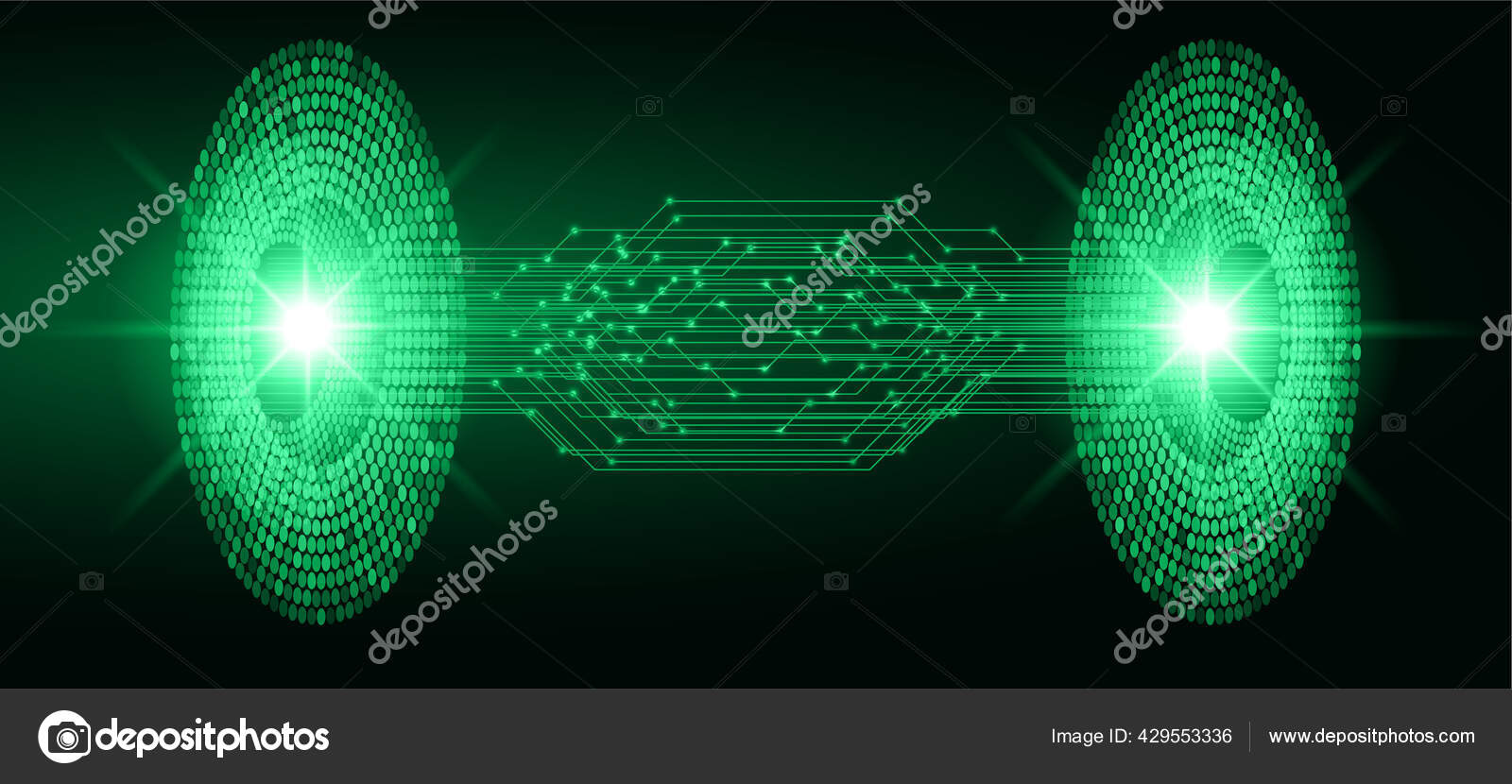 Cyber Circuit Future Technology Concept Stock Vector by ©titima157 ...