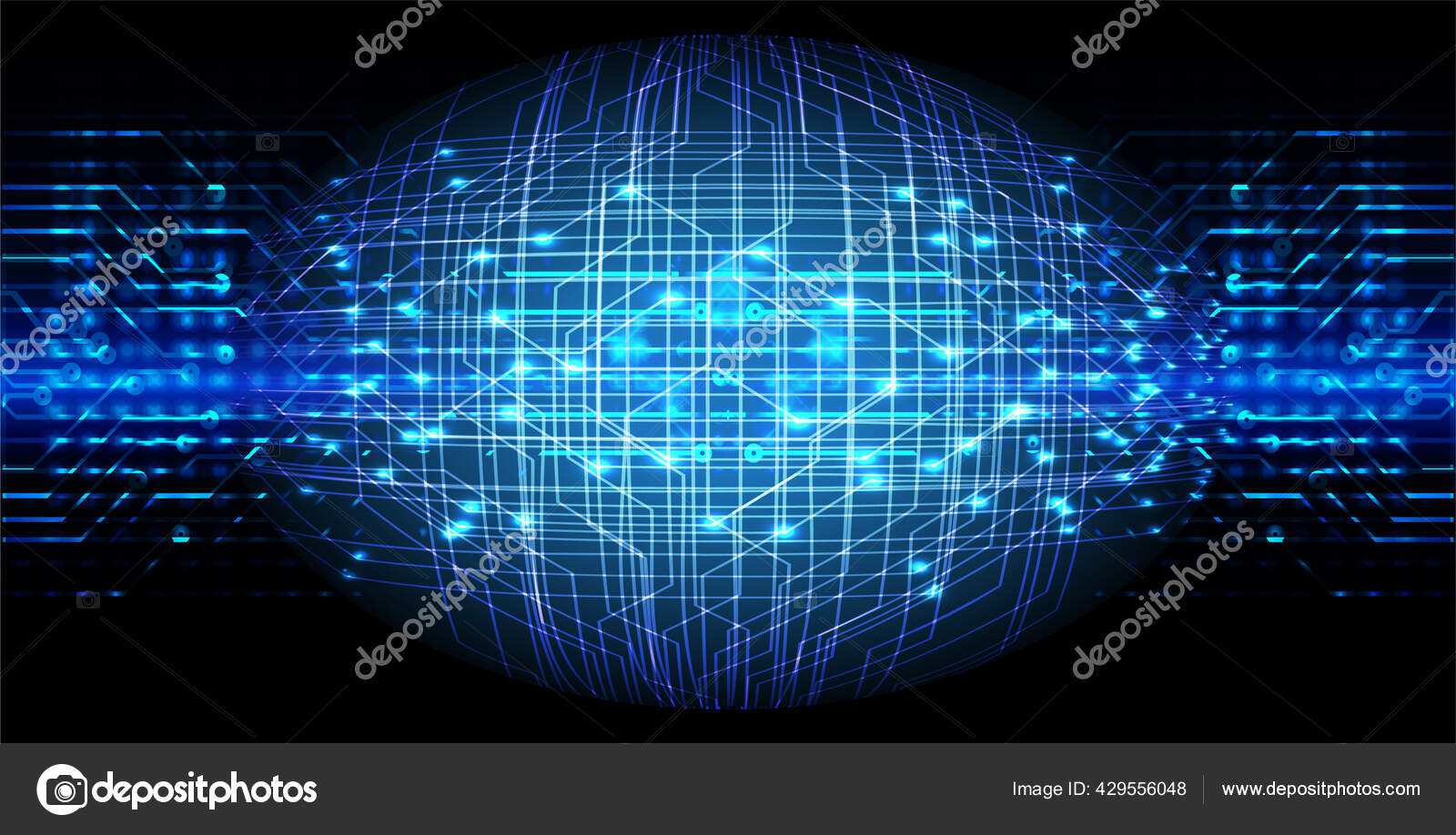 Abstract Futuristic Wallpaper Digital Background Stock Vector Image by ...