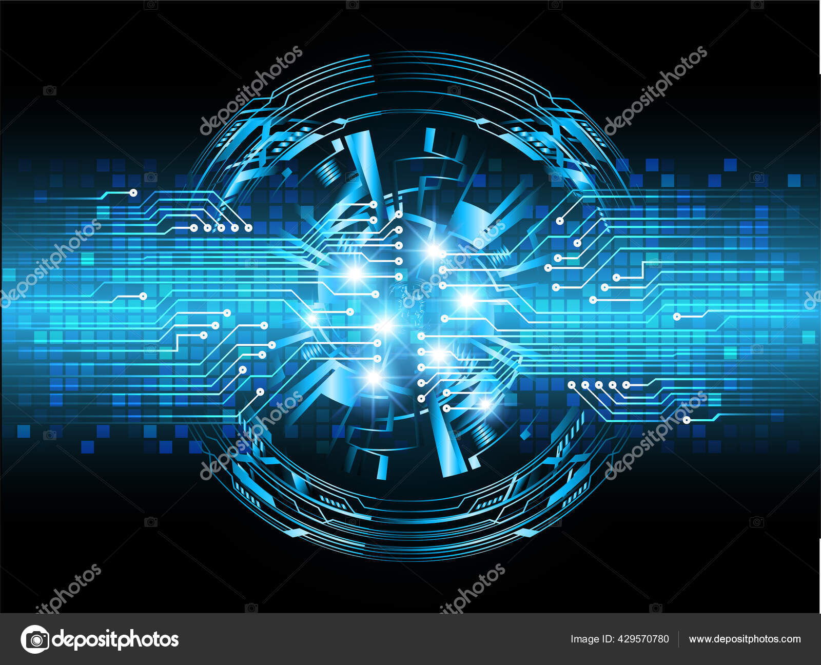 Fondo Pantalla Futurista Abstracto Fondo Digital Vector de stock ...