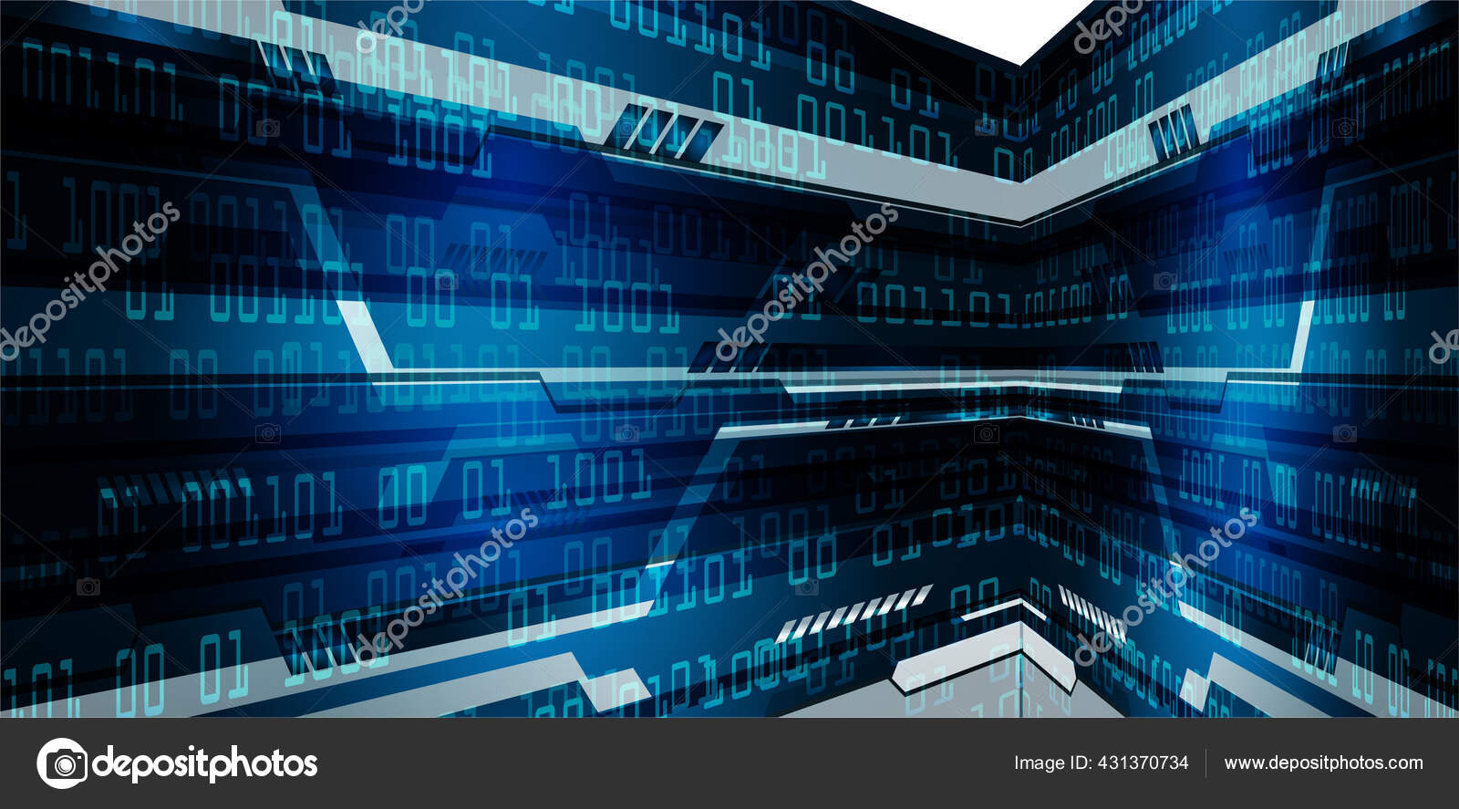 Abstract Futuristic Wallpaper Digital Background Stock Vector Image by ...