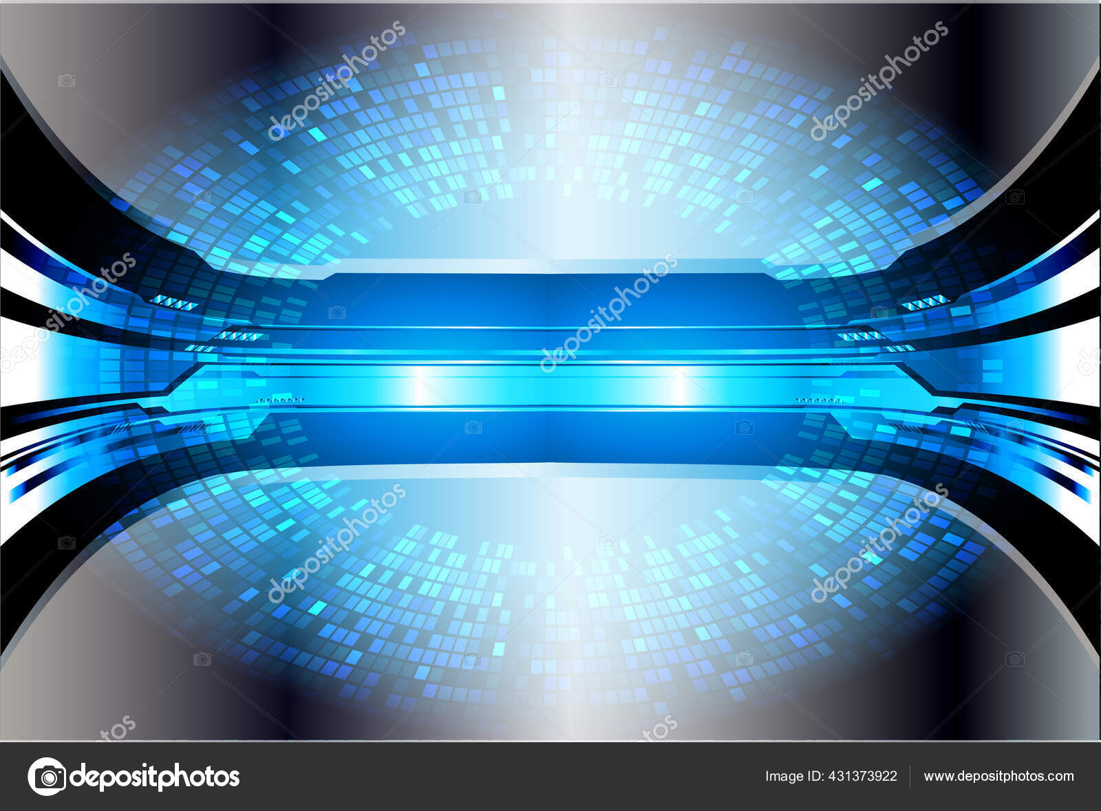 Fondo Pantalla Futurista Abstracto Fondo Digital Vector de stock ...