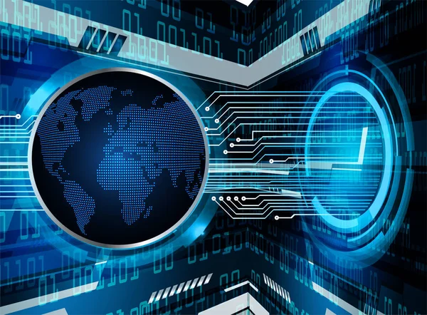 Digital Technology Background Binary Code Globe Stock Vector by ©titima157@gmail.com 428419326