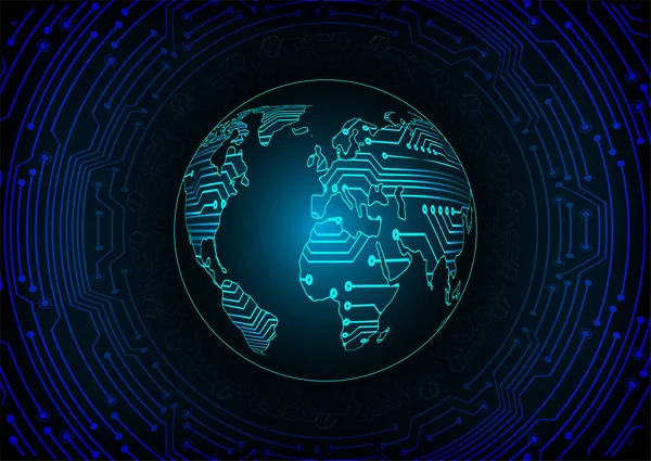 World Map Code Dark Background Stock Vector Image by ©titima157@gmail ...