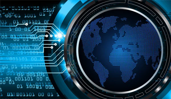Digital Technology Background Binary Code Globe Stock Vector by ©titima157@gmail.com 428419326