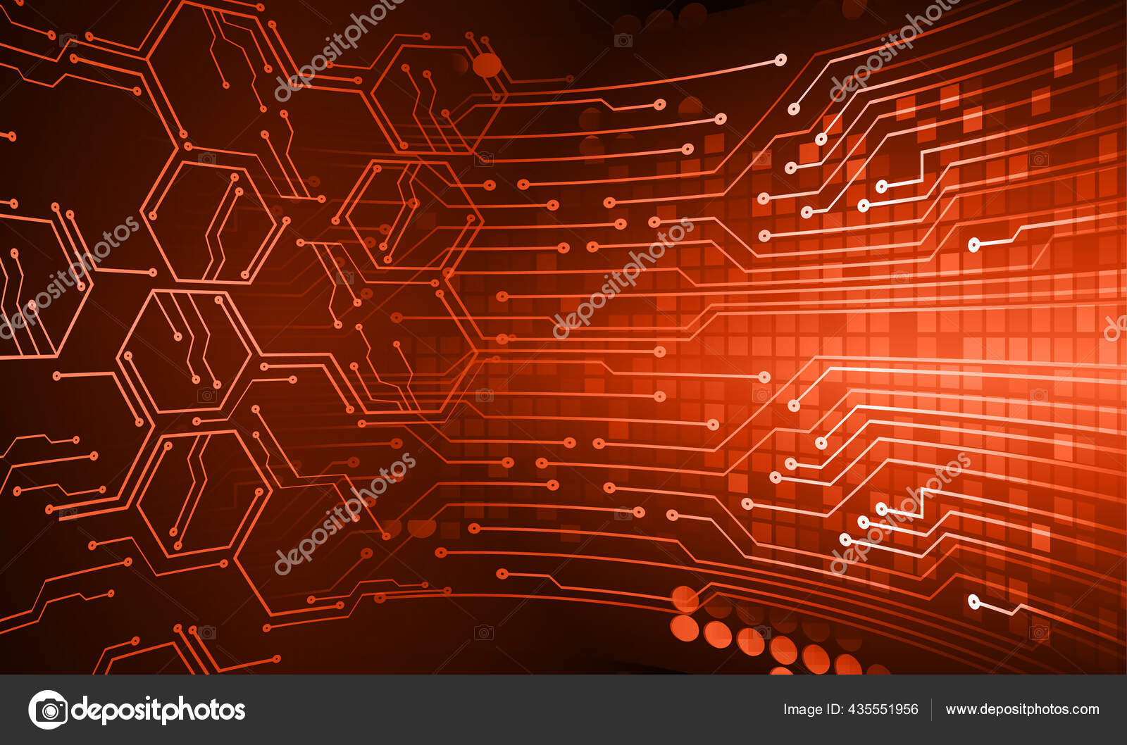 Fondo Pantalla Futurista Abstracto Fondo Digital Vector de stock ...