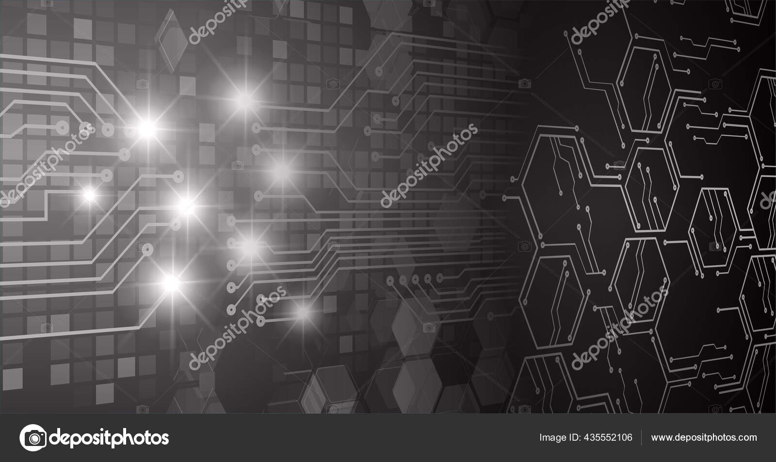 Fondo Pantalla Futurista Abstracto Fondo Digital Vector de stock ...