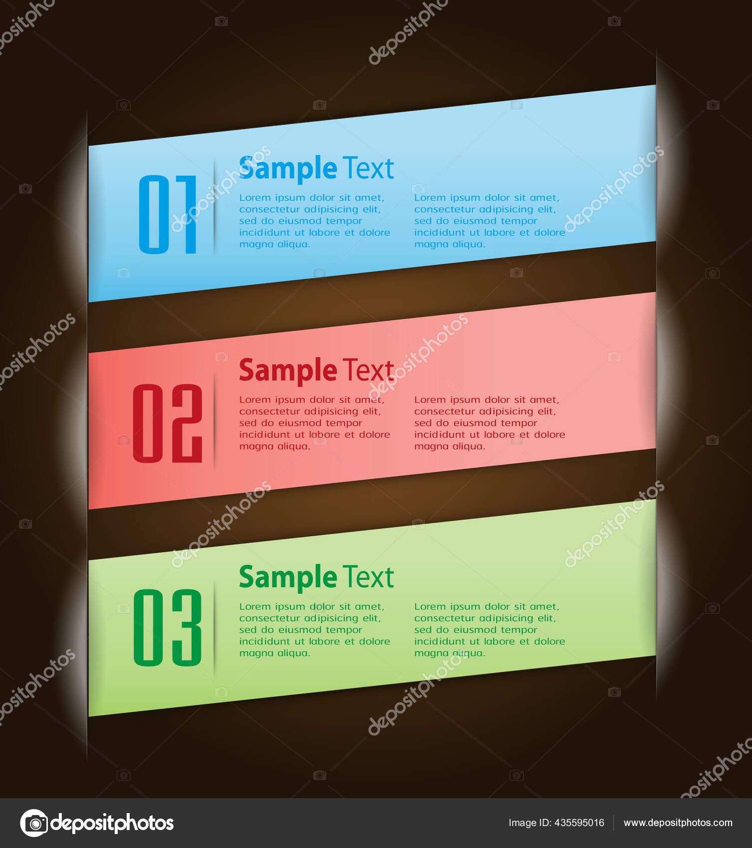 Modern Text Box Templates Banner Infographics Stock Vector Image by ...