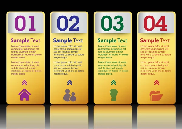 Modern Text Box Templates Banner Infographics Stock Vector Image by ...
