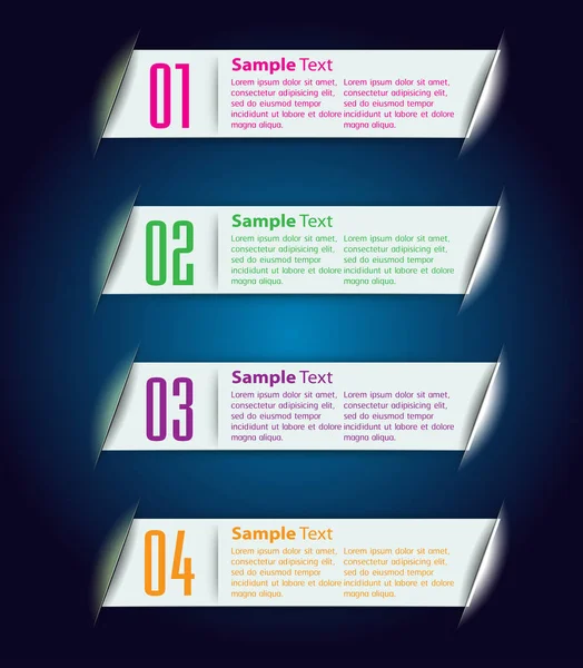 Modern Text Box Templates Banner Infographics Stock Vector Image by ...