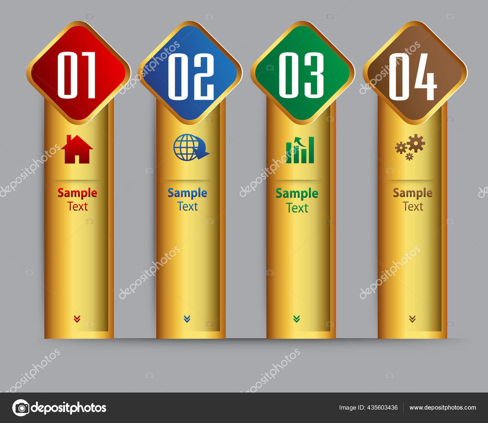 Modern Text Box Templates Banner Infographics Stock Vector by ...